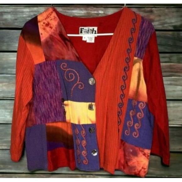 Faith | Tops | Faith Celia Forrester S Lagenlook Beaded Art To Wear ...